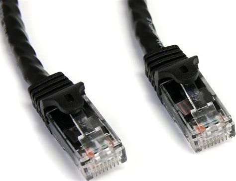Used Startech Com 75 Ft Black Snagless Cat6 Utp Patch Cable Rj 45 Male Network UBB Threads