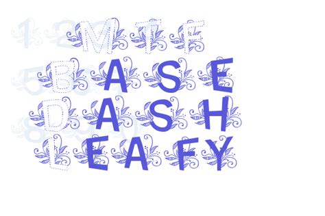 Mtf Base Dash Leafy Font Free [download Now]