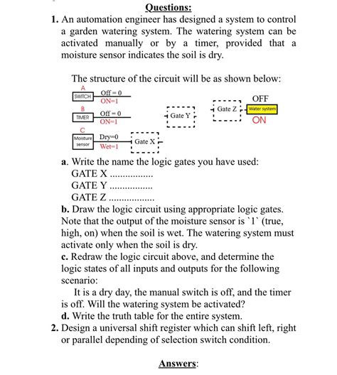Solved Questions1 ﻿an Automation Engineer Has Designed A