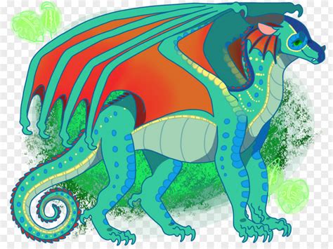 Wings Of Fire Fanart Tsunami Clip Art Dragon Illustration Png Image