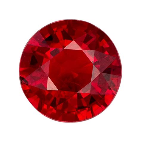 Ruby 1 66 Carat Weight Grs Certed Gemstone Round Cut 6 88x6 87x4 16mm
