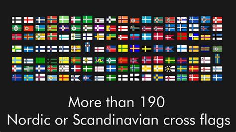 Nordic Or Scandinavian Cross Flags Flag Transitions Youtube