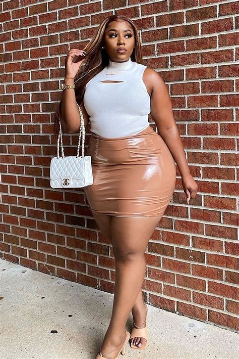 Available In Black Light Grey Camel And Orange Latex Pu Mini Skirt 16 Length Based On A Size