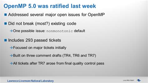 Sc18 Openmp Bof Report Openmp