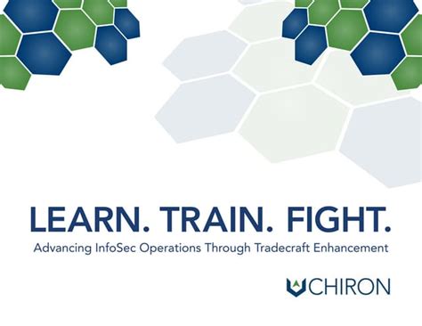 Chiron Advancing Infosec Operations Through Tradecraft Ppt