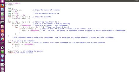 ELAB For Programming No Of Distinct Elements In An Unsorted Array