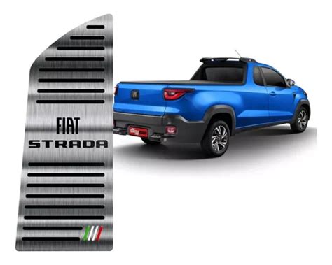 Descanso De Pé Aço Inox Premium Fiat Strada 2021 Acima Parcelamento