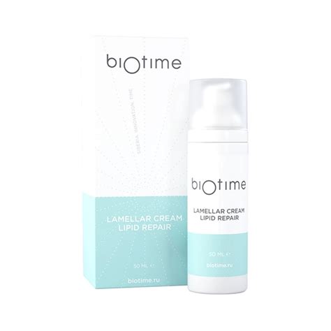 Ламеллярный липидовосполняющий крем для лица Biotime Lamellar cream ...