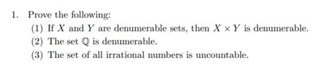 solved 1 prove the following 1 if x and y are