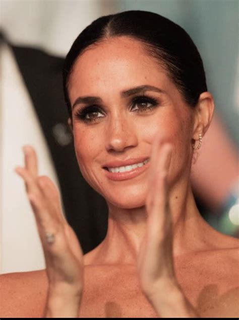 Meghan Duchess Of Sussex Giving Us A Beautiful Natural Makeup Look