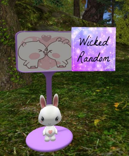 Second Life Marketplace 04 Love Bunny Tv Miepon Purple Uwu Kawaii
