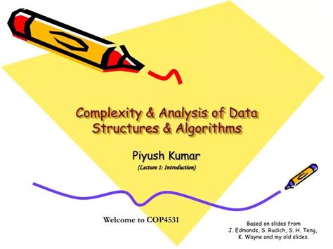 PPT Complexity Analysis Of Data Structures Algorithms PowerPoint
