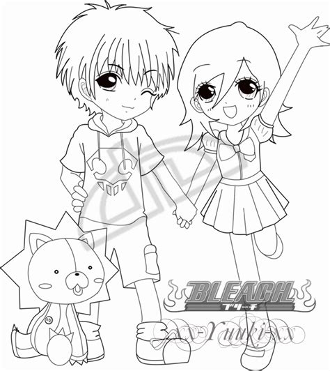 Bleach Chibi Coloring Pages Coloring Pages