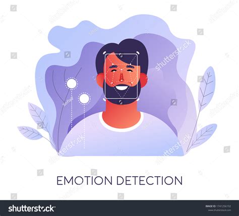 Detection Emotions Recognition Facial Expressions By เวกเตอร์สต็อก