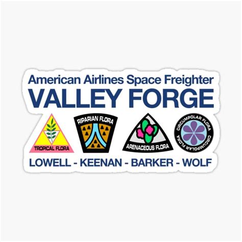 Aa Space Freighter Valley Forge Floras Silent Running Sticker For