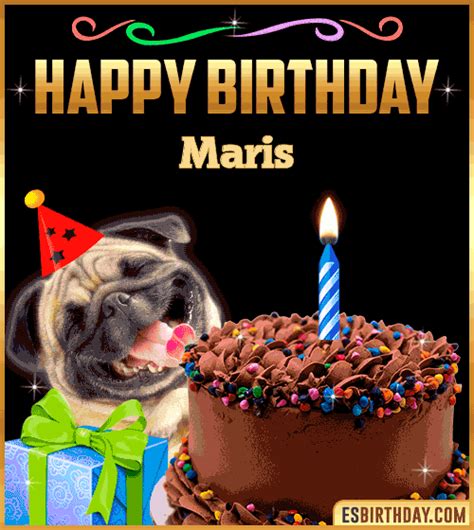Happy Birthday Maris  🎂 Images Animated Wishes【28 S】