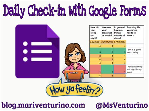 Daily Check In With Google Forms Teacher Tech Teaching Technology