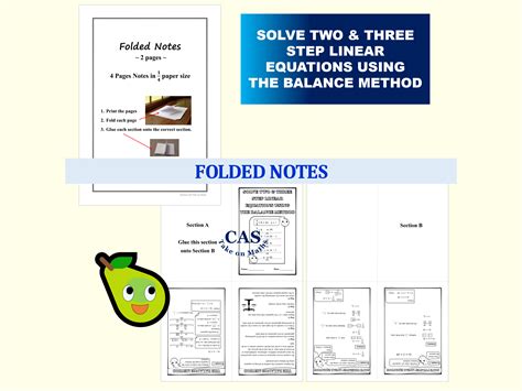 Solve Two And Three Step Linear Equations Balance Method Made By Teachers