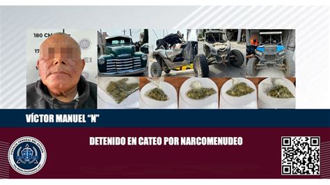 Detienen A Sujeto En Cateo Por Narcomenudeo Esquina 32