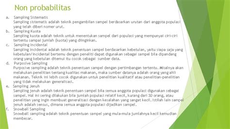 Teknik Sampling Dalam Penelitian Kuantitatif Pengertian Populasi Dan