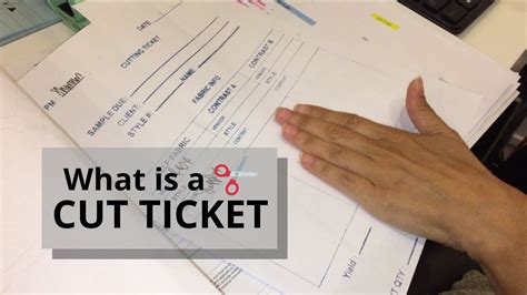 Preparing A Cut Ticket Sewing And Pattern Making Clothing