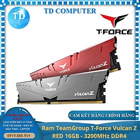 Review Ram Team T Force Vulcan Z GRAY RED 16GB 3200MHz DDR4 Tản dày Hàng chính hãng Viễn