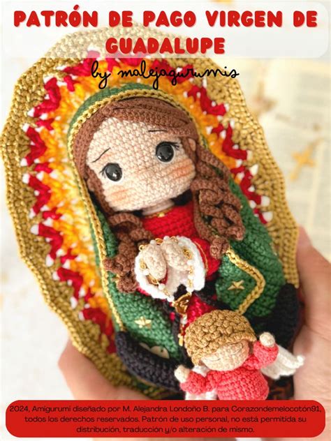 KG Virgen De Guadalupe By Malejagurumis PDF Amigurumi Tejer In 2024 Patronen Haken