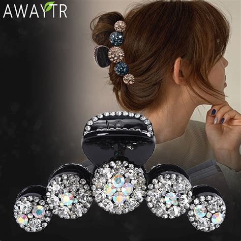 Pinces à cheveux en cristal pour femmes accessoires pour filles