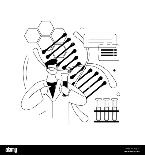 Genetic Testing Abstract Concept Vector Illustration Stock Vector Image