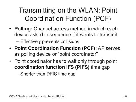 Ppt Cwna Guide To Wireless Lans Second Edition Powerpoint Presentation Id387983