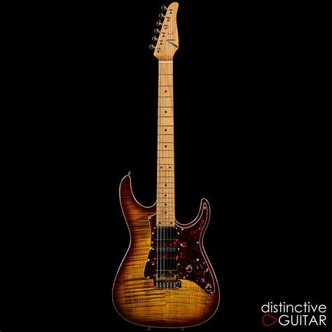 Tom Anderson Angel Light Tiger Eye Burst Flame Guitars Electric Solid
