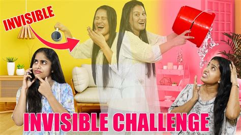 Living Like Invisible For A Day Challenge 😂 Shami Is Invisible 🤣