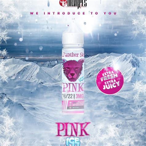 Pink Panther Ice E Liquid In Egypt بينك بانثر ايس بريميم ليكويد