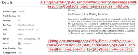 Ebs Effective Notifications Healthcare Examples Everbridge Sandbox