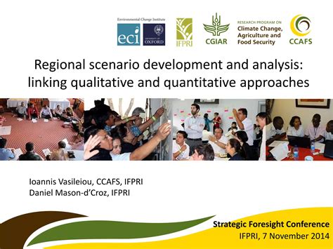 Regional Scenario Development And Analysis Linking Qualitative And Quantitative Approaches Ppt
