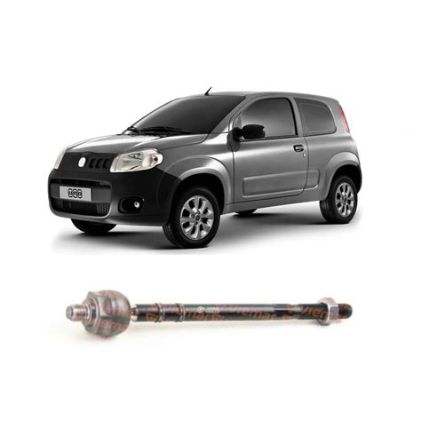 Barra axial direção Fiat Uno 2010 2020 Viemar 680382 Samarc Auto Peças