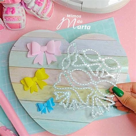 Faquinha de corte e relevo scrapbook modelo laços matriz de metal