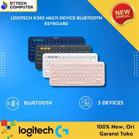 Jual K380 Multi Device Bluetooth Keyboard Shopee Indonesia