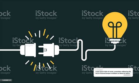 아이디어 개념 전구에 있는 인간의 두뇌 전기 마개와 케이블 배경 벡터 일러스트레이션을 가진 창조적인 전구 기호 개념에 대한 스톡 벡터 아트 및 기타 이미지 Istock