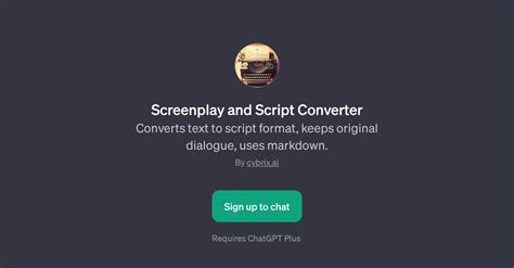 Screenplay And Script Converter Script Conversion Taaft