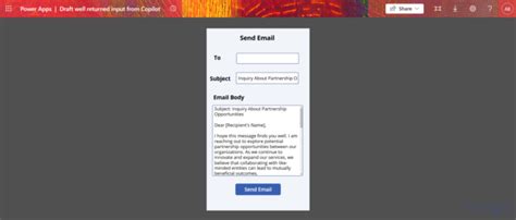 Enhancing User Text Input With Copilot In Power Apps Microsoft