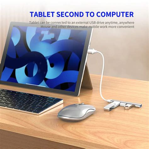 Hxsj Mini Usb Type C Hub Extensions 4 Port Usb Expander3 Usb 20