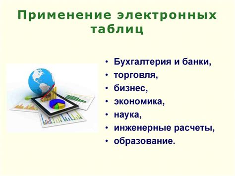 Электронные таблицы общие сведения Назначение электронных таблиц