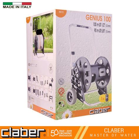 Xe đẩy rulo cuộn ống nước Genius 100, cuộn tối đa 100m ống phi 12mm ...