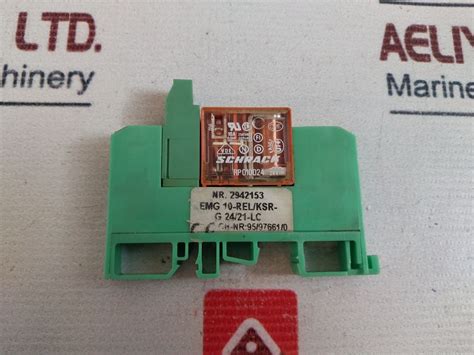 Phoenix Schrack Emg Rel Ksr G Lc Relay Module V Aeliya Marine