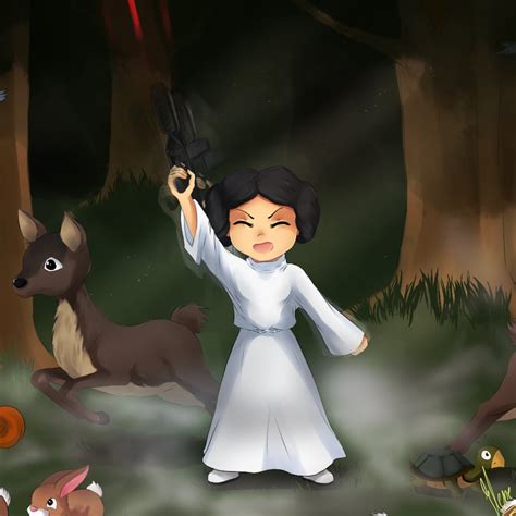 Disney Princess Leia Fan Art Popsugar Tech Photo 7