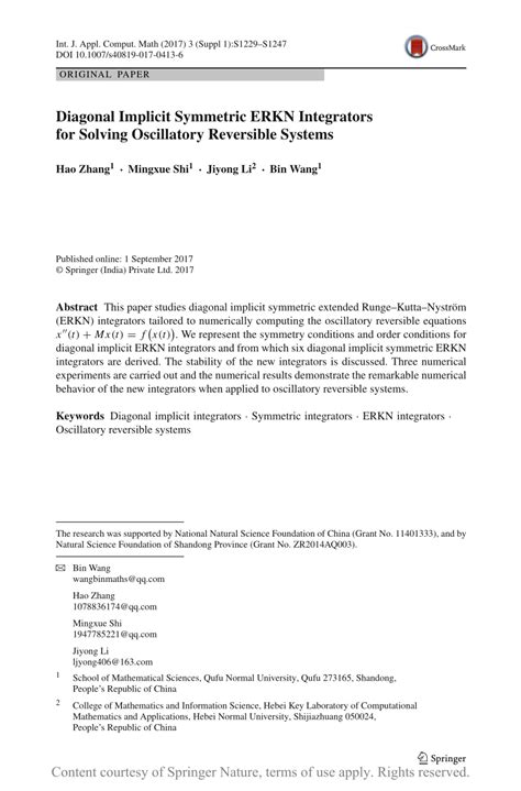 Diagonal Implicit Symmetric Erkn Integrators For Solving Oscillatory Reversible Systems