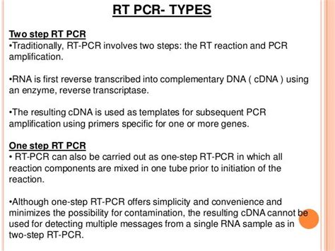 Reverse Transcriptase Polymerase Chain Reaction