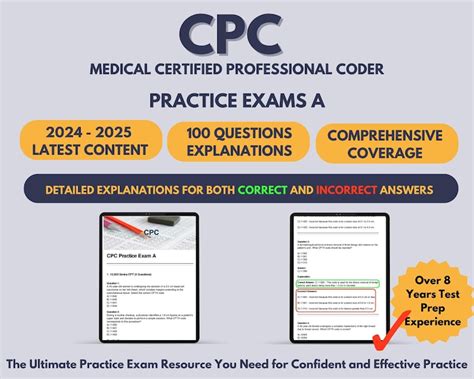 Cpc Practice Exam A 2024 2025 Medical Coding Test Prep Pdf Etsy