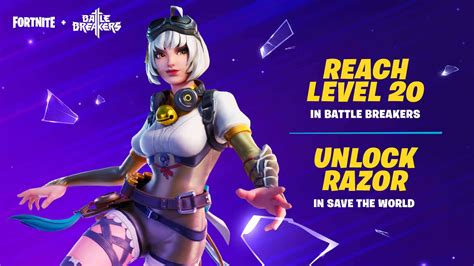 Fortnite X Battle Breakers How To Get Razor Free Fortnite Skin And Back